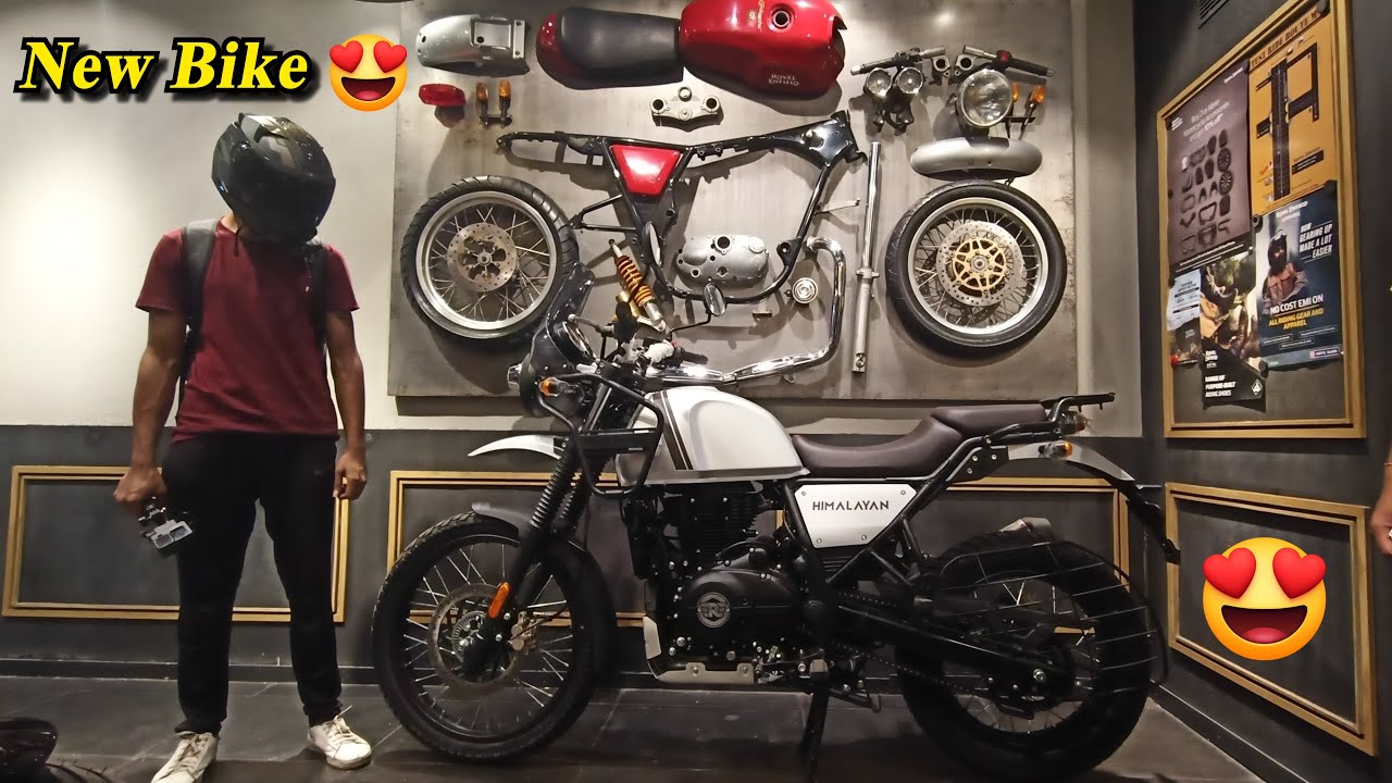 I bought RE Himalayan 2022 model from Youtube Money ? || First ride ...