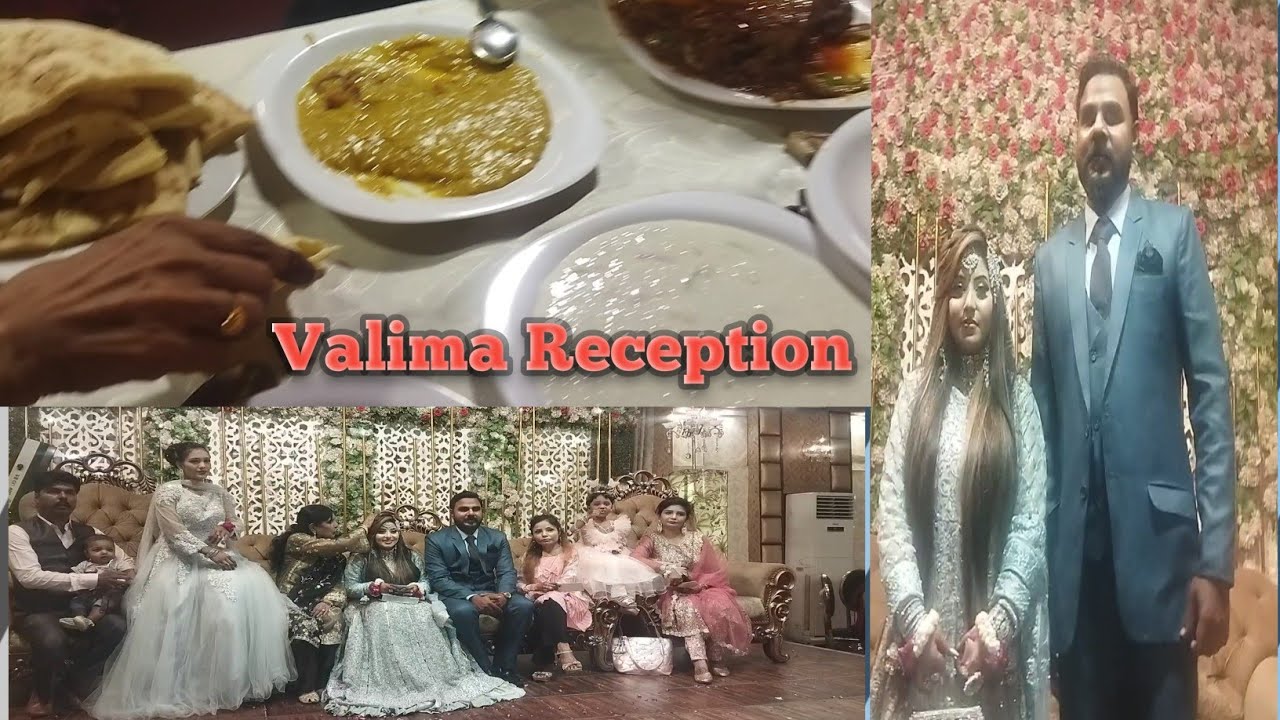 Valima Reception n dinner@cute familyvlogs - YouTube