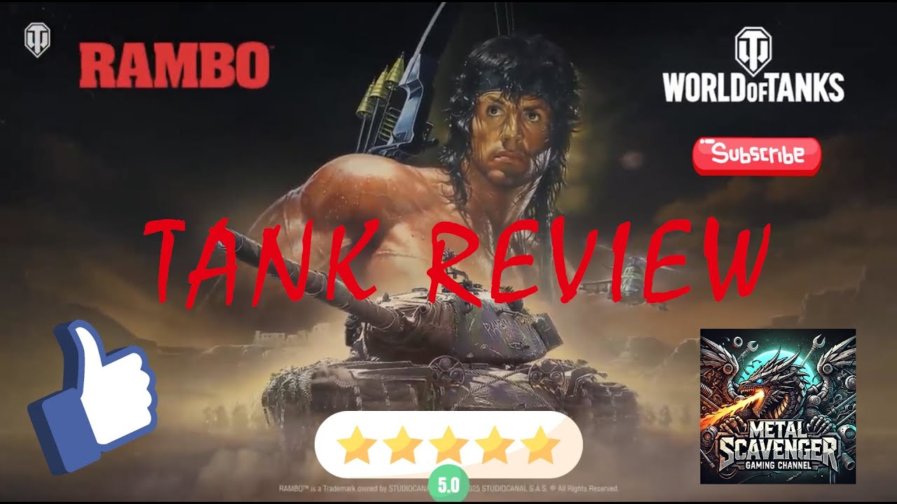 Rambo Tank Review | World of Tanks Premium Tier IX | Rambo Event ...