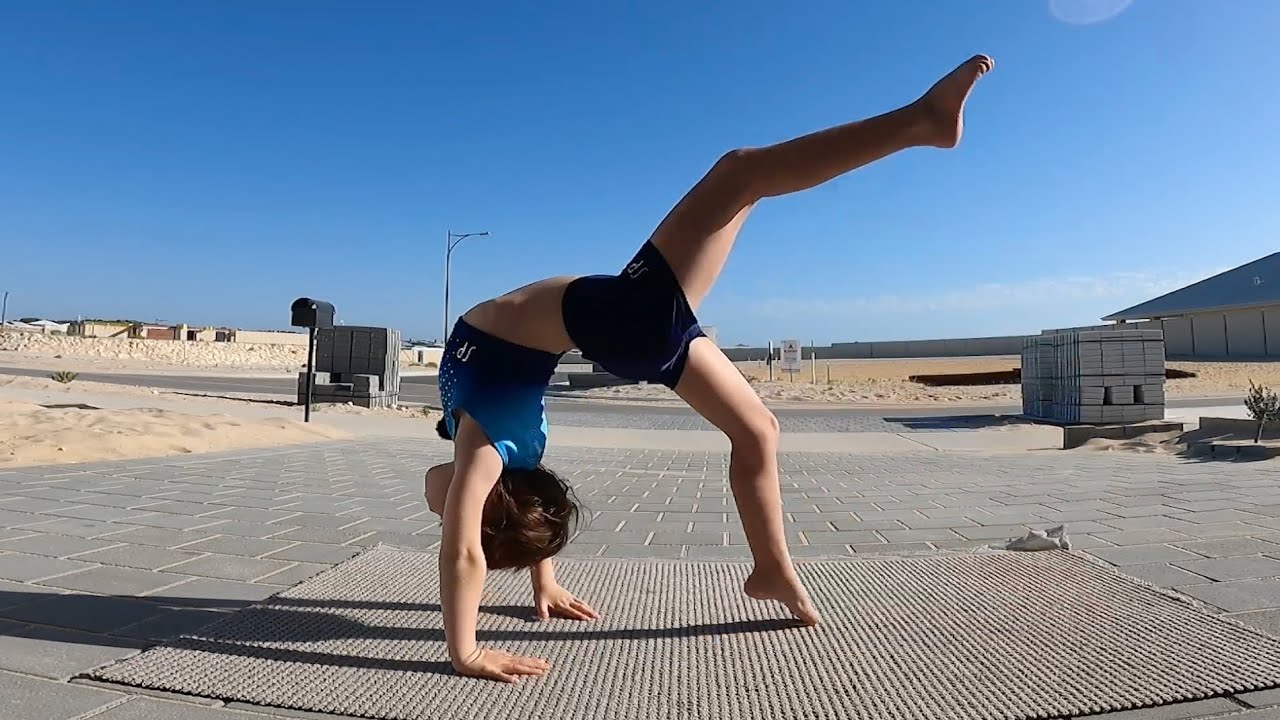 How to do a Gymnastic Back Walkover - YouTube