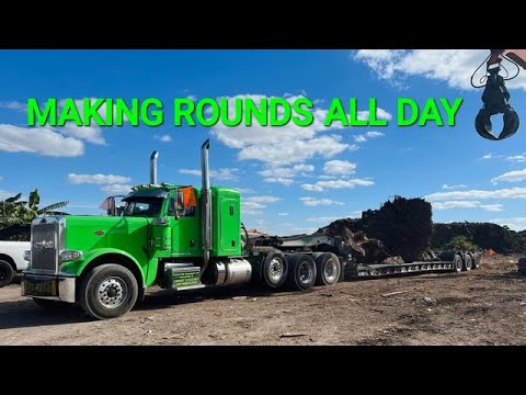 Hauling Stumps ALL Day with The 1 Stack Mack & Sweet Pete - YouTube