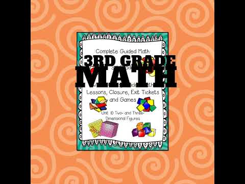 Unit 10 2D and 3D Figures - YouTube