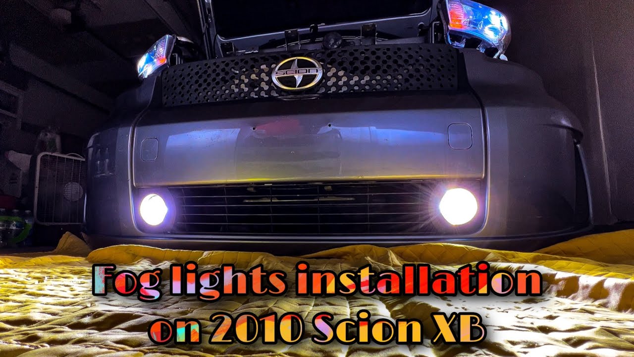 Fog lights installation on 2010 Scion XB - YouTube
