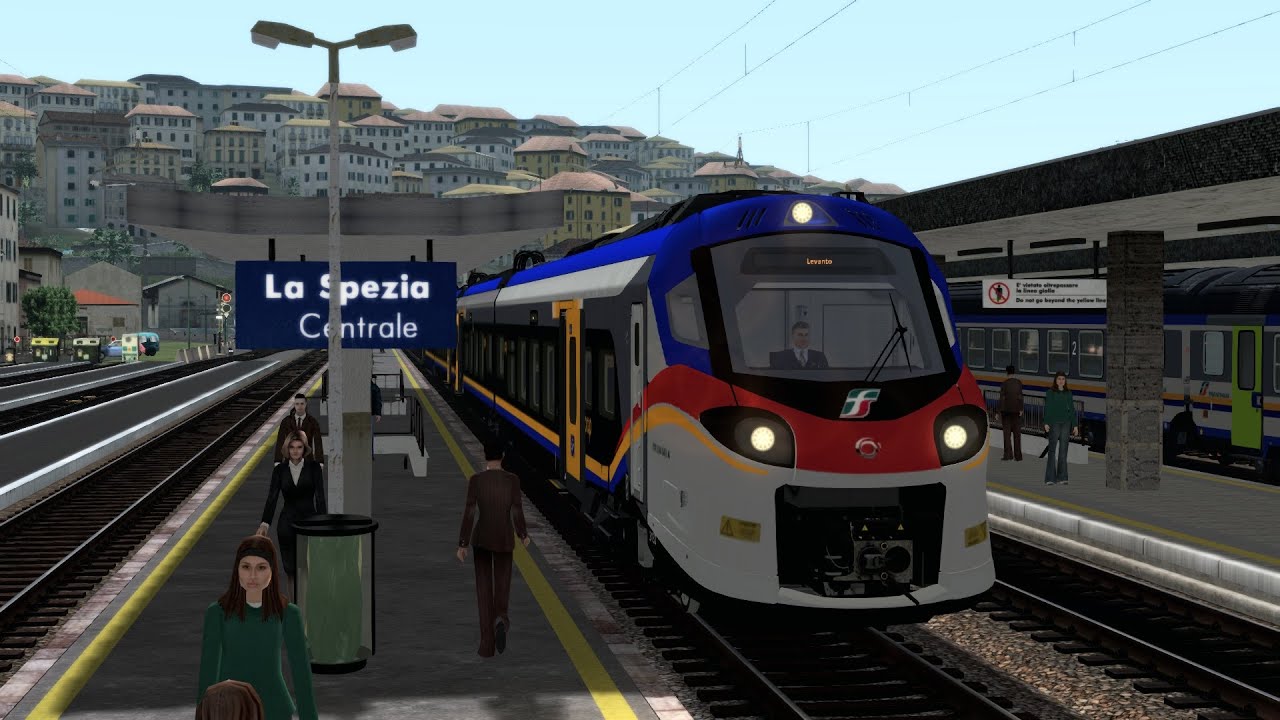 TRAIN SIMULATOR: LA SPEZIA CENTRALE - LEVANTO [ETR 104 POP] - YouTube