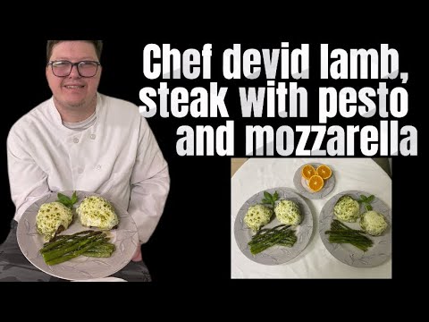 Chef devid lamb, steak with pesto and mozzarella - YouTube