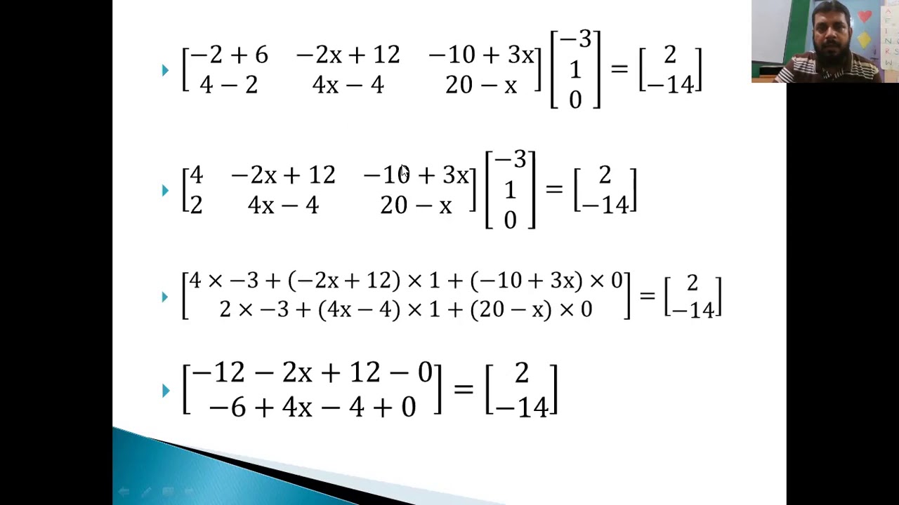 Xl Math, Ex 4.1, Matrices (Q11 & Q12) 5th Lec (Karachi Board) - YouTube
