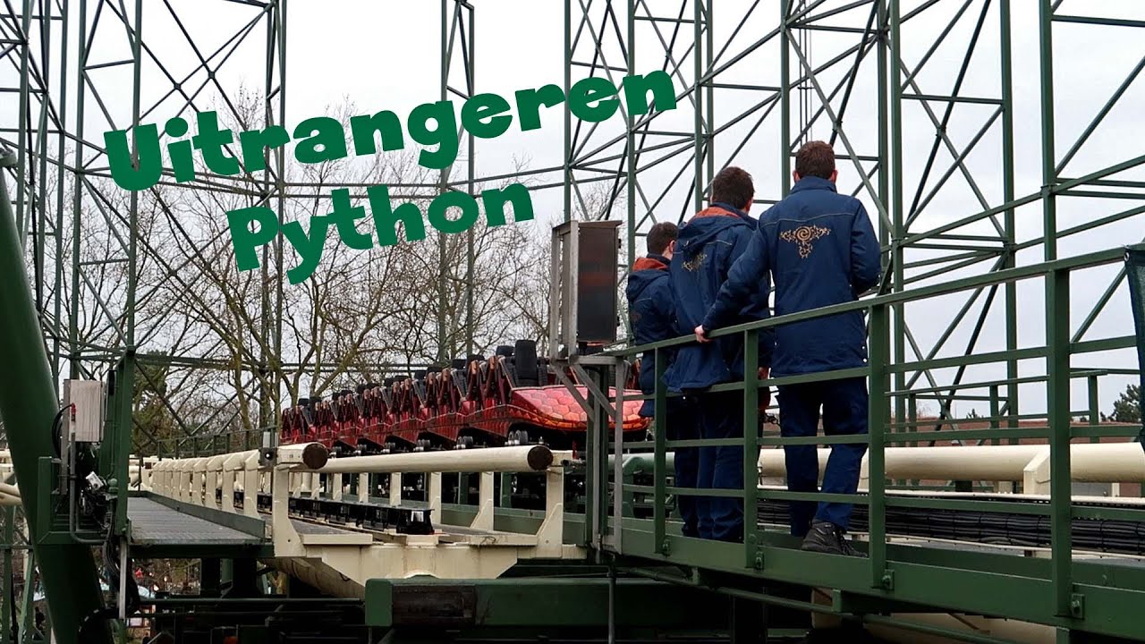 Python trein wordt uitgerangeerd 29-2-2020 #Efteling #Rollercoaster ...