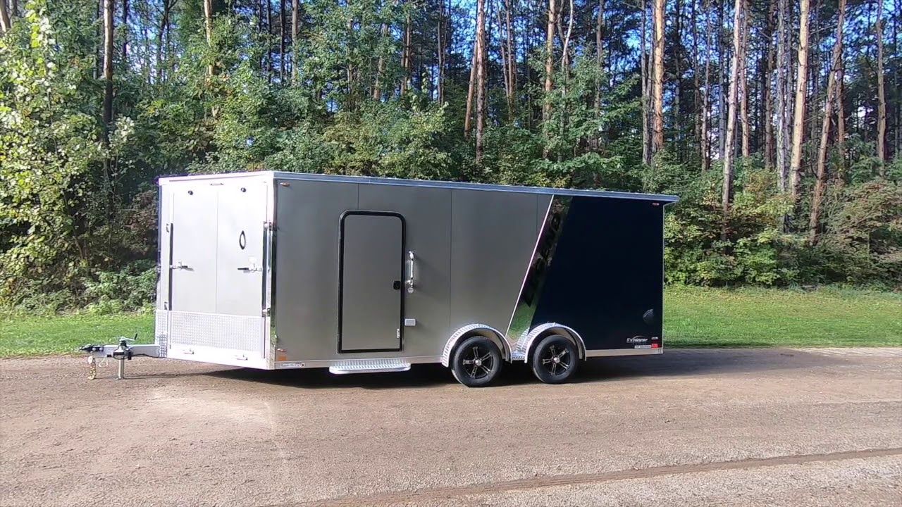 All Aluminum Legend Explorer Snow/Sport Trailer - YouTube