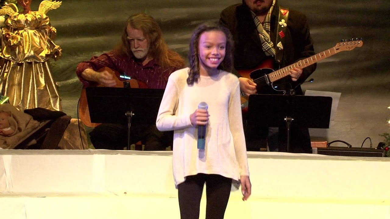 Mycah Williams singing Run Run Rudolph at The Cactus Theater - YouTube
