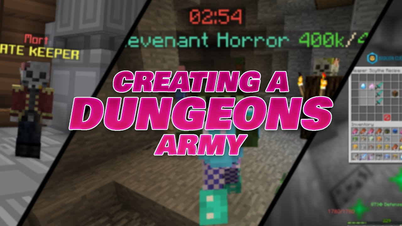 How To Make A DUNGEONS ARMY (CRAZY) | Hypixel Skyblock - YouTube