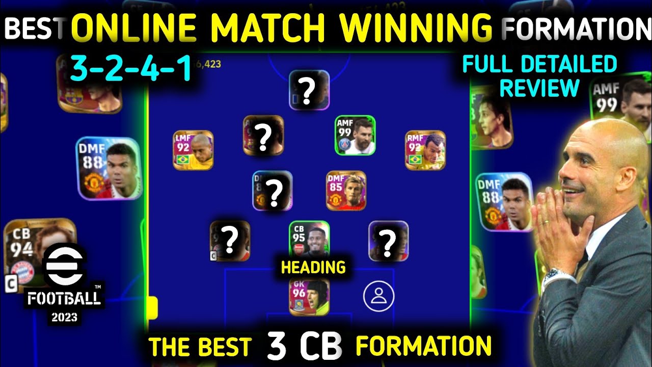 Best formation for online match | 3241 formation | full detailed review ...