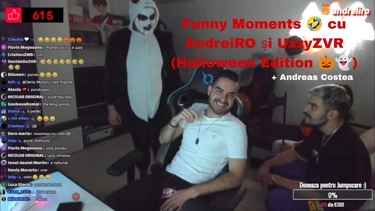 Funny Moments 🤣 cu @AndreiROO și @UzzyZVR (Halloween Edition 🎃👻) - YouTube