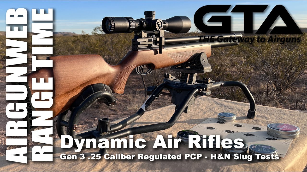 Dynamic Air Rifles - DAR Gen 3 .25 Caliber H&N Slug tests. Better than ...