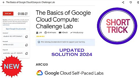 Skill badge:- The Basics of Google Cloud Compute - YouTube