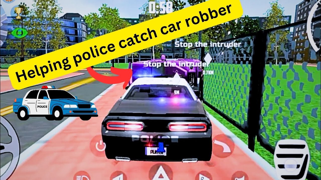 Helping police to catch the car robber in car simulator ultimate 2 ...