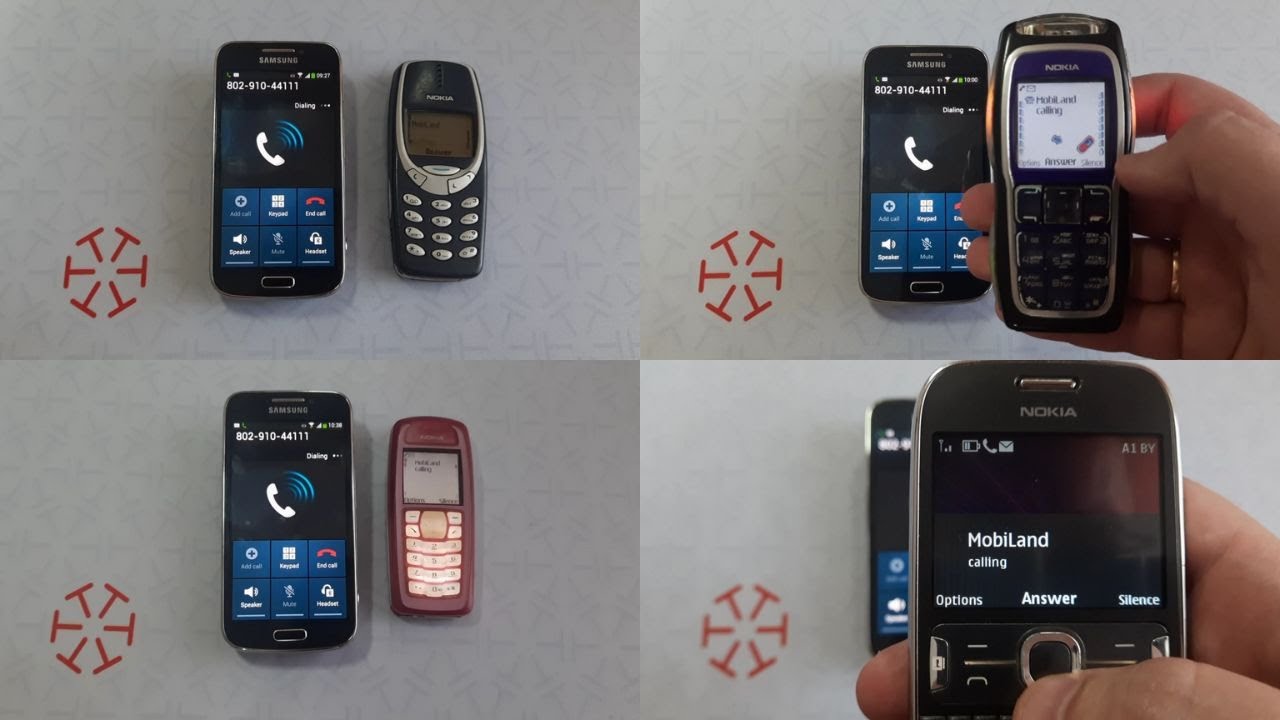 My old button Nokia phones incoming calls. Part 2 - YouTube
