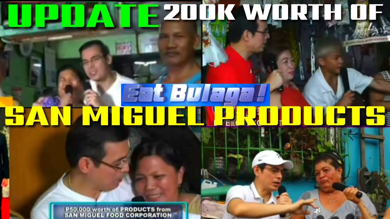 EAT BULAGA NA #44 || G sa GEDLI - YORME/BUBOY || 4 worth of 5OK FROM ...