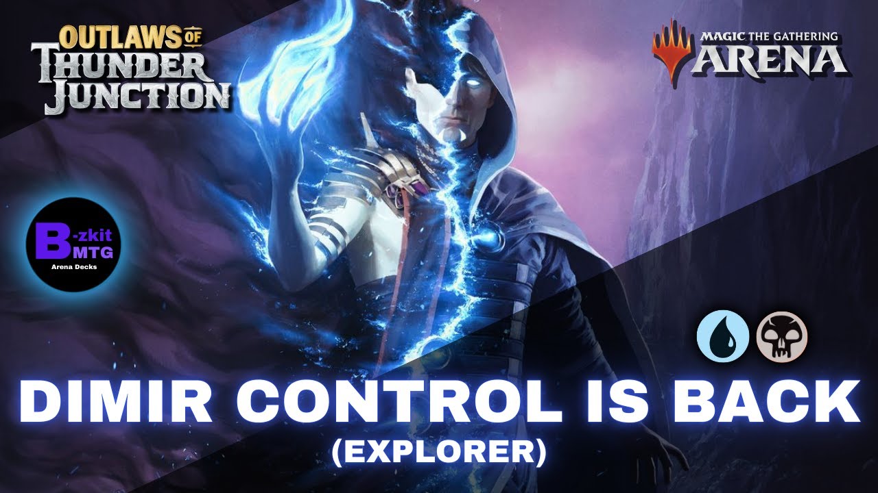 JACE VALKI CONTROL DIMIR -🔵⚫- Outlaw of Thunder junction (Explorer)(ITA ...