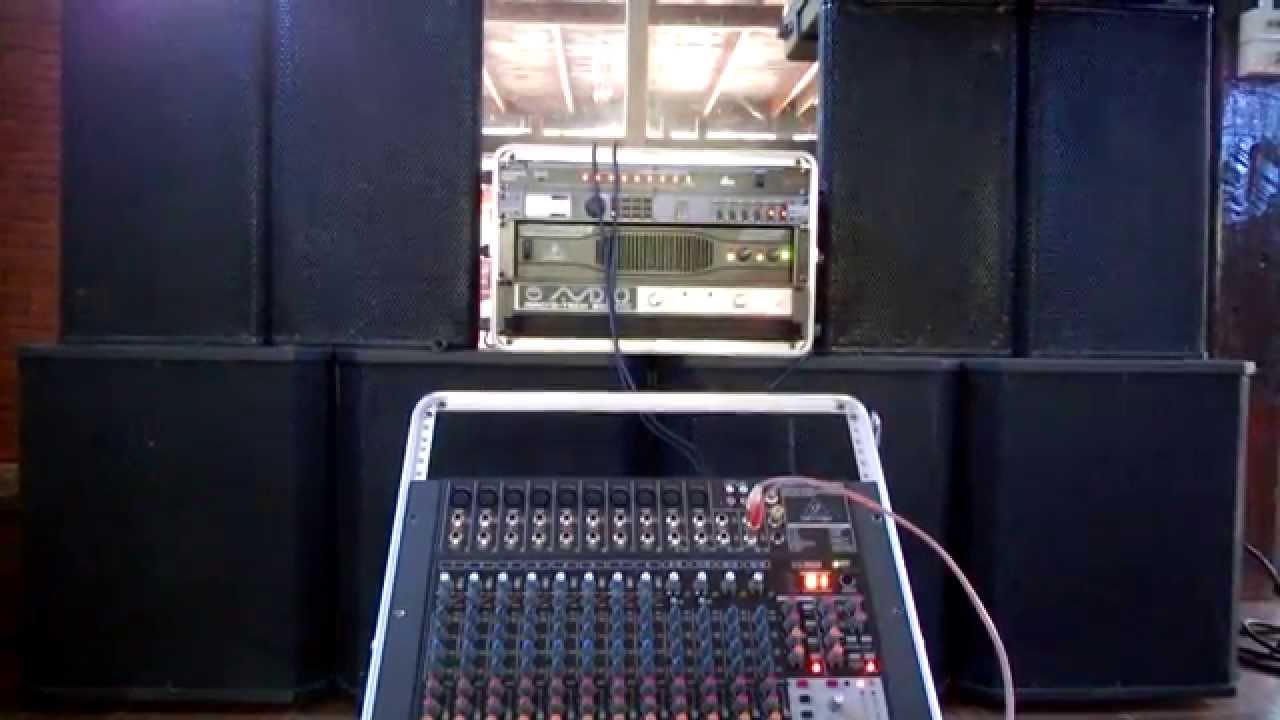 เทสแอมป์ Behringer EUROPOWER EP2500 - YouTube