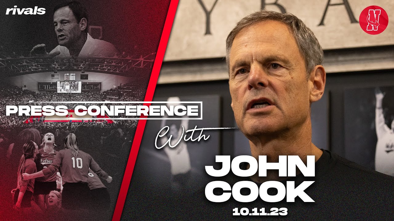 Nebraska Volleyball: John Cook interview (Oct. 11, 2023) - YouTube