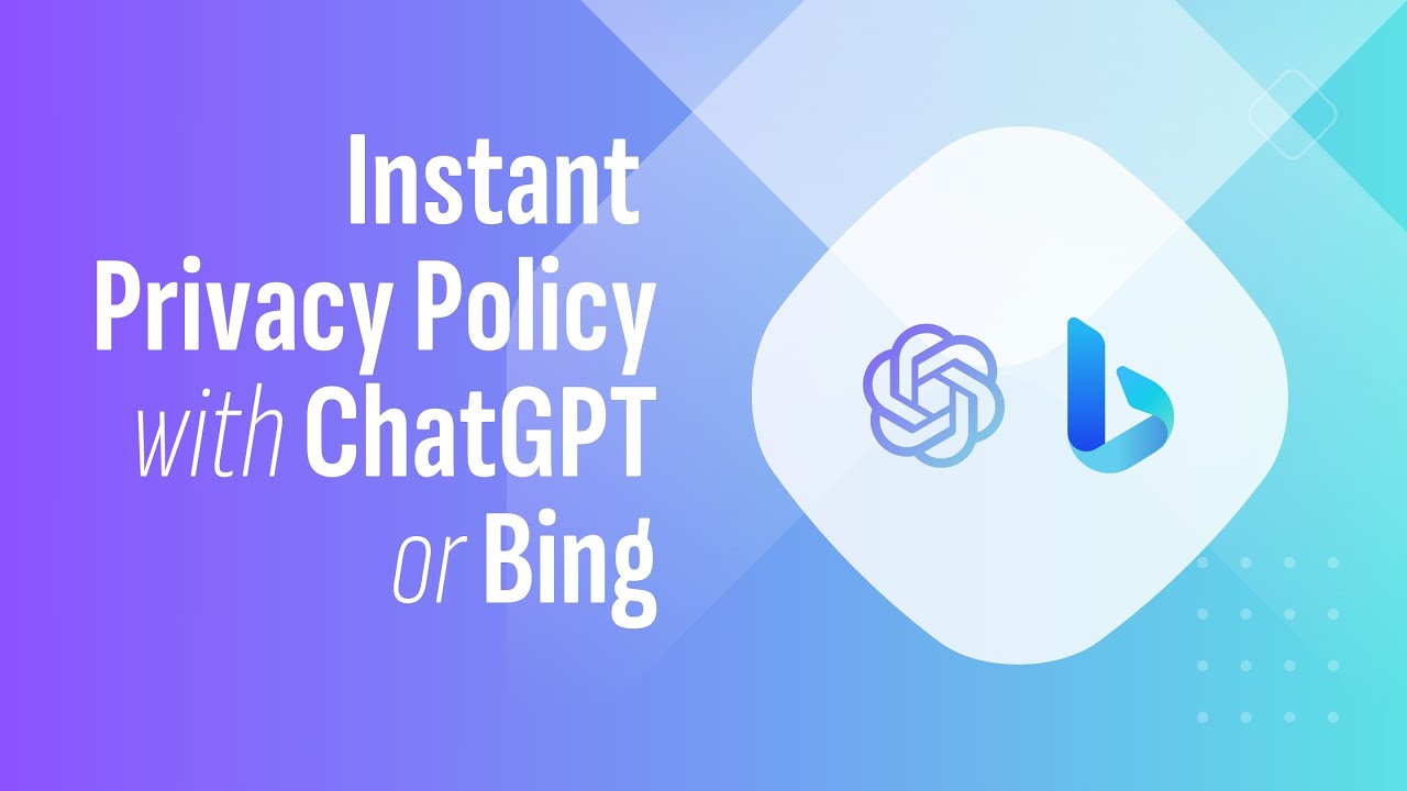 Generate Your Website's Privacy Policy with ChatGPT or Bing - YouTube
