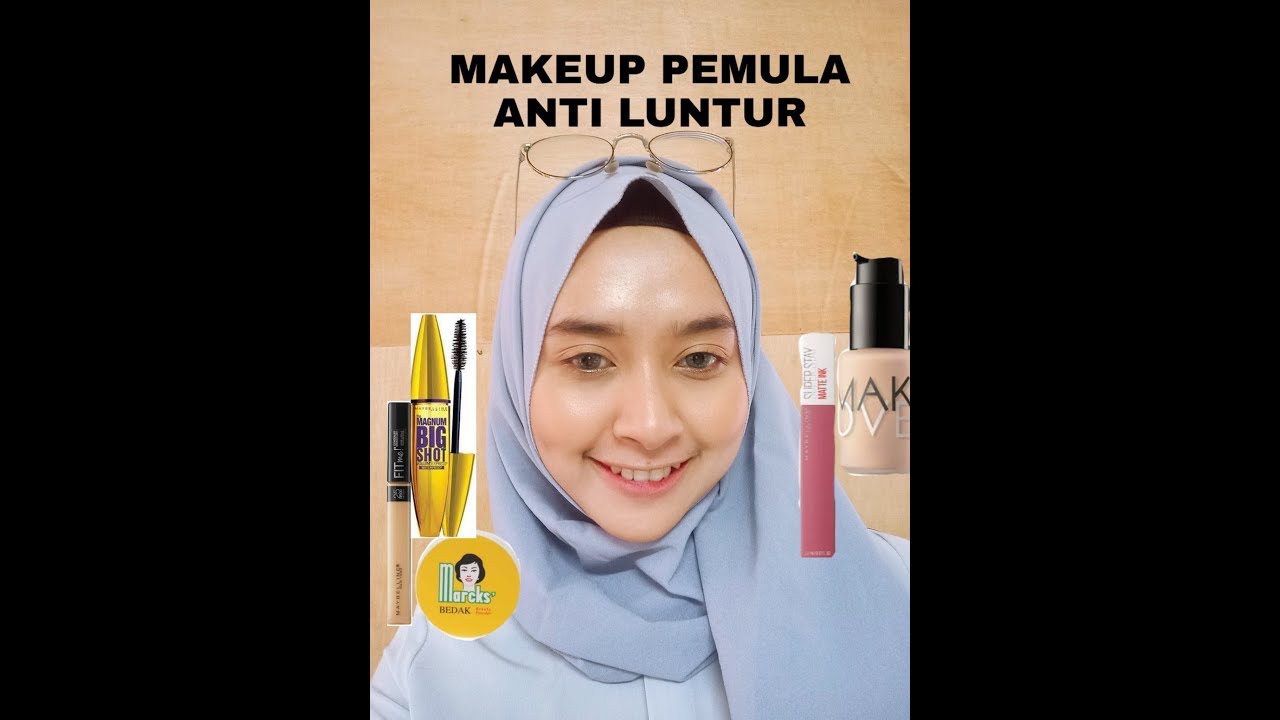 MAKEUP PEMULA ANTI LUNTUR (hempaskan dark circle dan imperfection ...