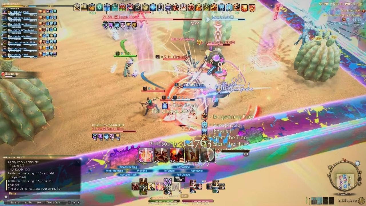 FINAL FANTASY XIV Online M6S Clear War PoV - YouTube