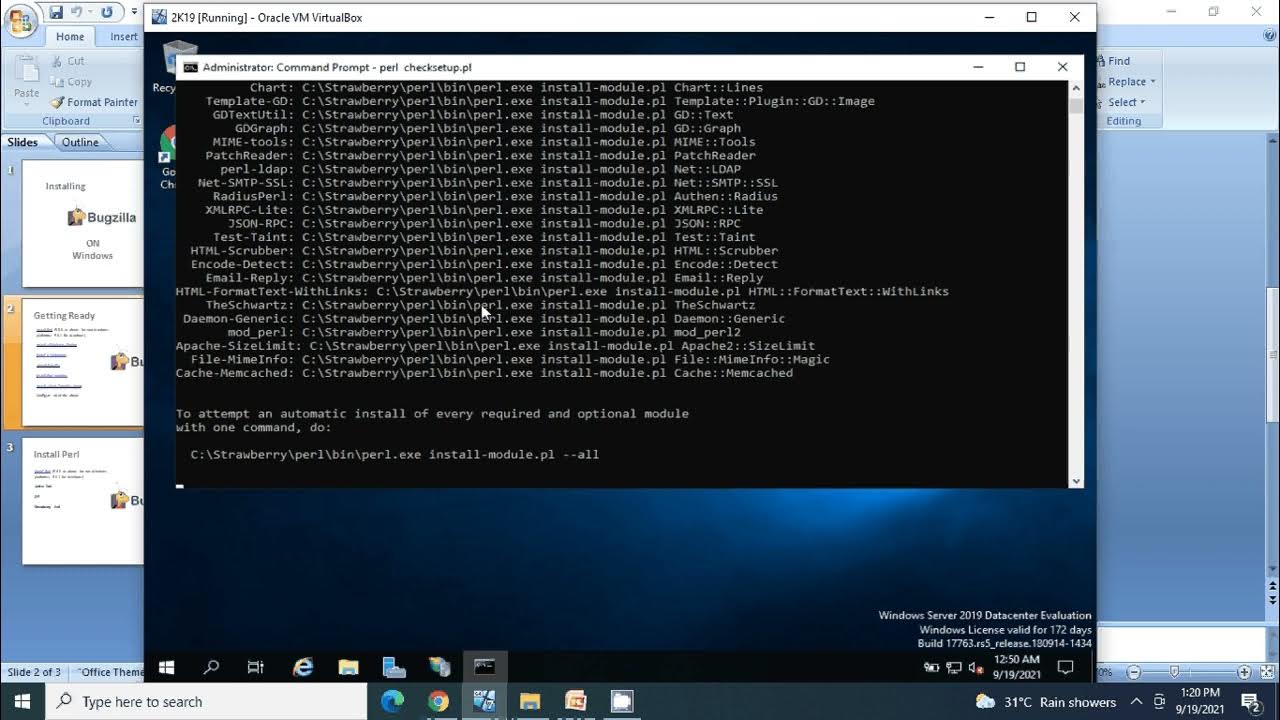 Installing Bugzilla on Windows Part5 - YouTube