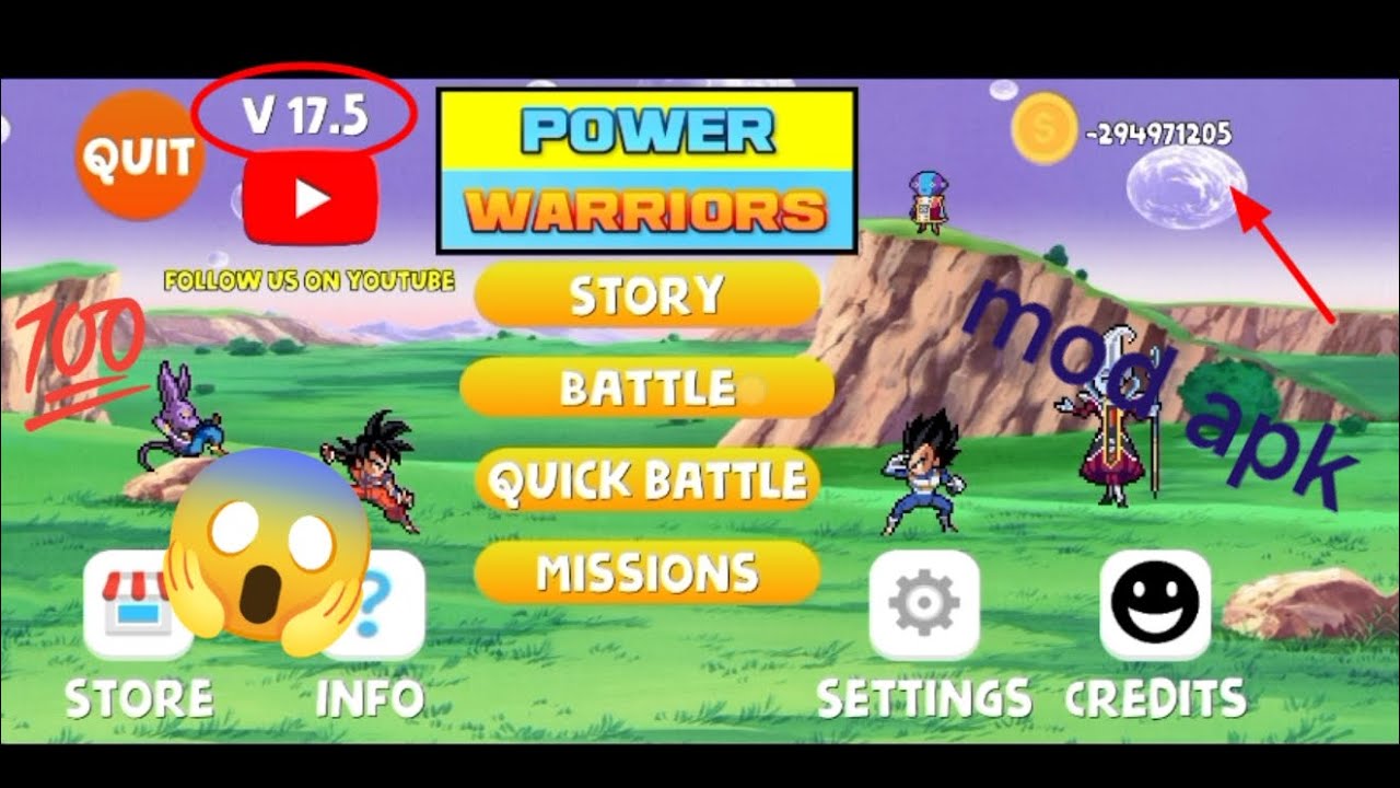 how to download power warriors 17.5 mod APK (link in description) - YouTube