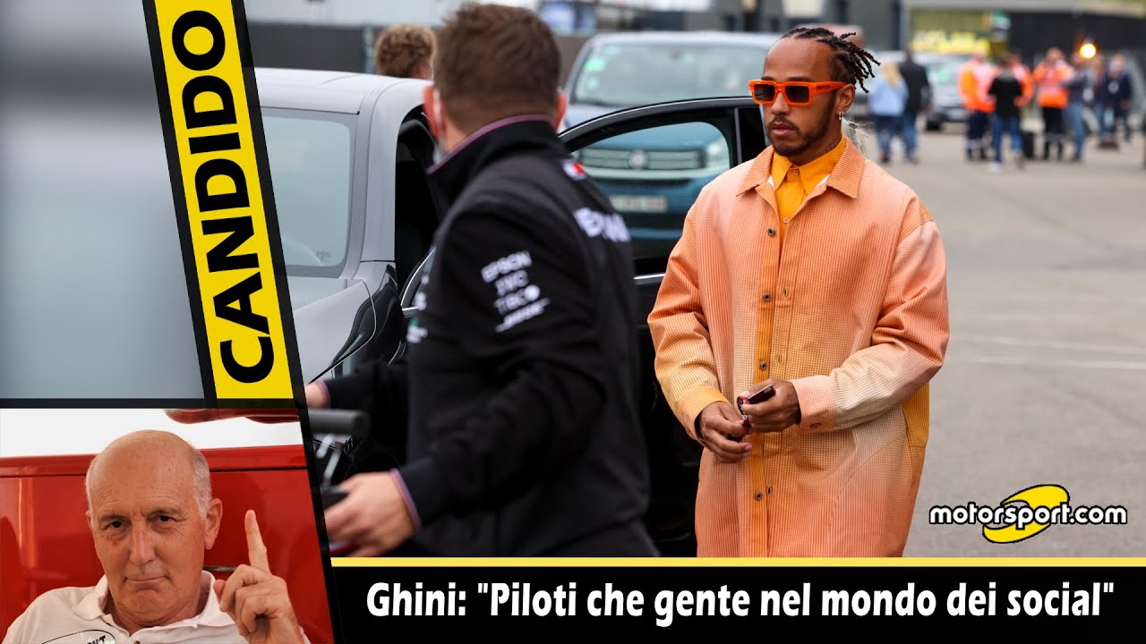 Ghini: "Piloti che gente nel mondo dei social" - YouTube