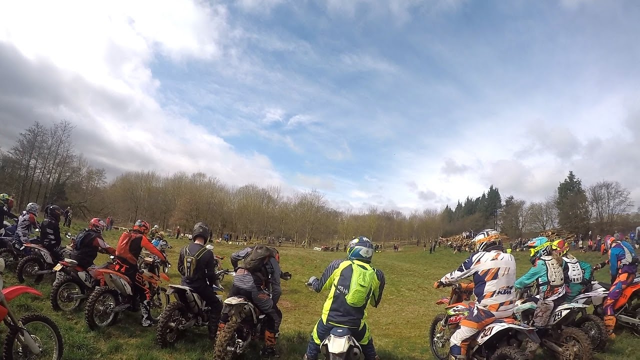 WOR Events National Hare Scrambles 2017 - Enduro Rd 1 Baden Hall - YouTube