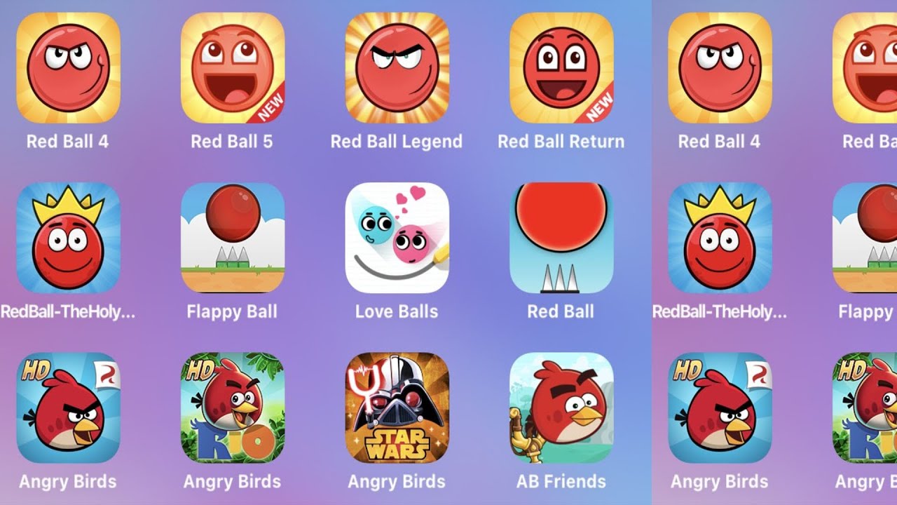 Red Ball 4,Red Ball 5,Red Ball Legend,Flappy Ball,Love Ball,Angry Birds ...