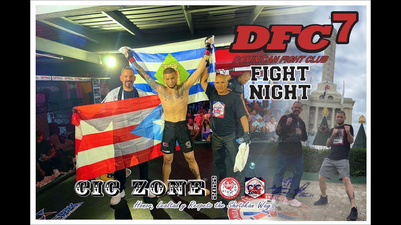 Dominican fight club ( DFC 7 ) John Quezada CIC Zone MMA - YouTube