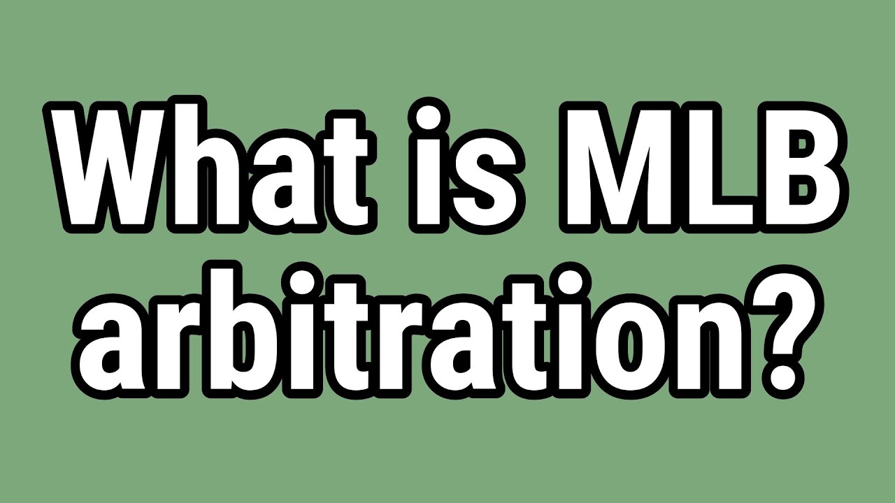 What is MLB arbitration? - YouTube