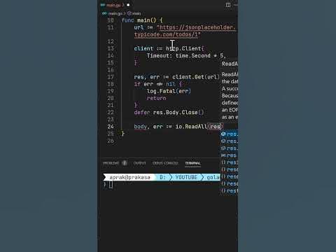 Golang Tutorial: HTTP Request With net/http - YouTube