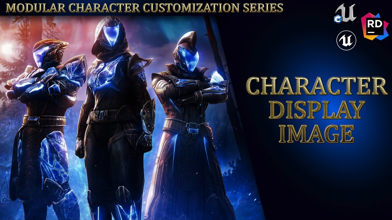 Lyra Modular Character Series - Character Preview UI Material # ...