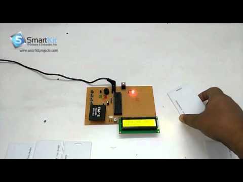 RFID Based Voting Machine System using 8051 Based Microcontroller - YouTube