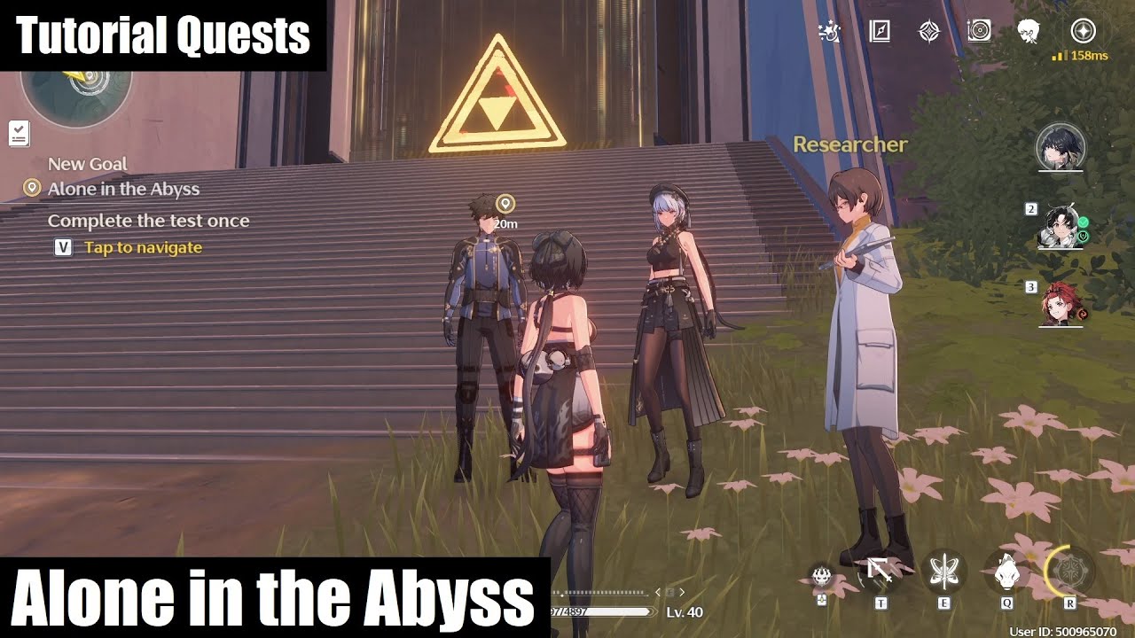 Tutorial Quests - Alone in the Abyss - Wuthering Waves - YouTube