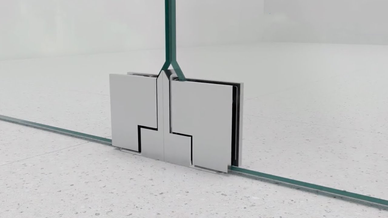 Zero Hinge Installation - 180° Double Set - YouTube