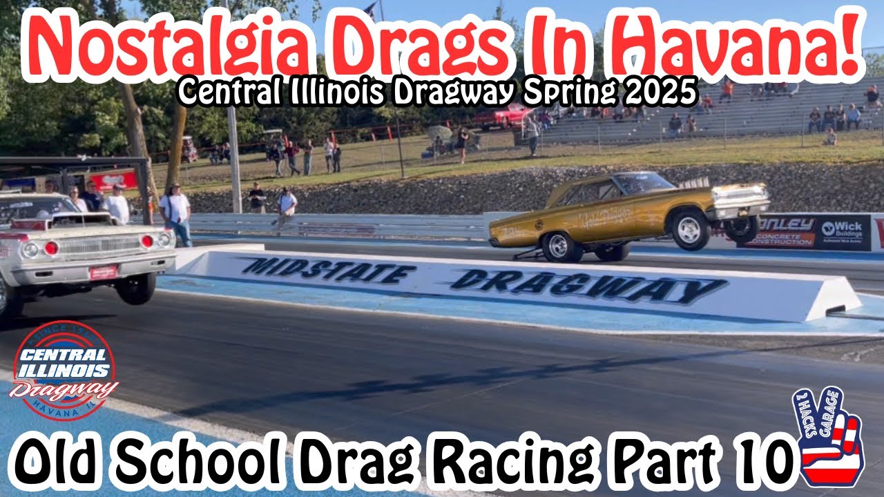 Nostalgia Drags in Havana! Old School Drag Racing Part 10 #fast - YouTube