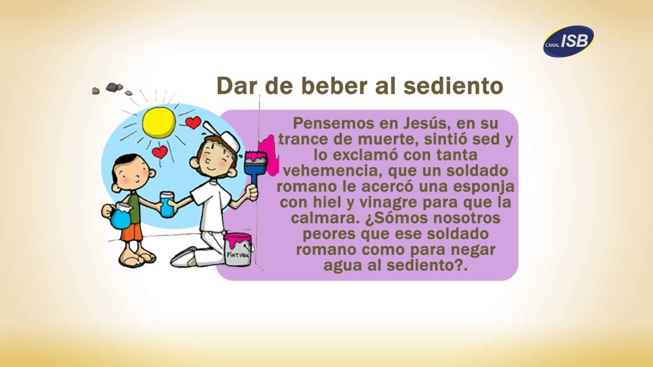 Dale De Beber Al Sediento Verso De La Biblia