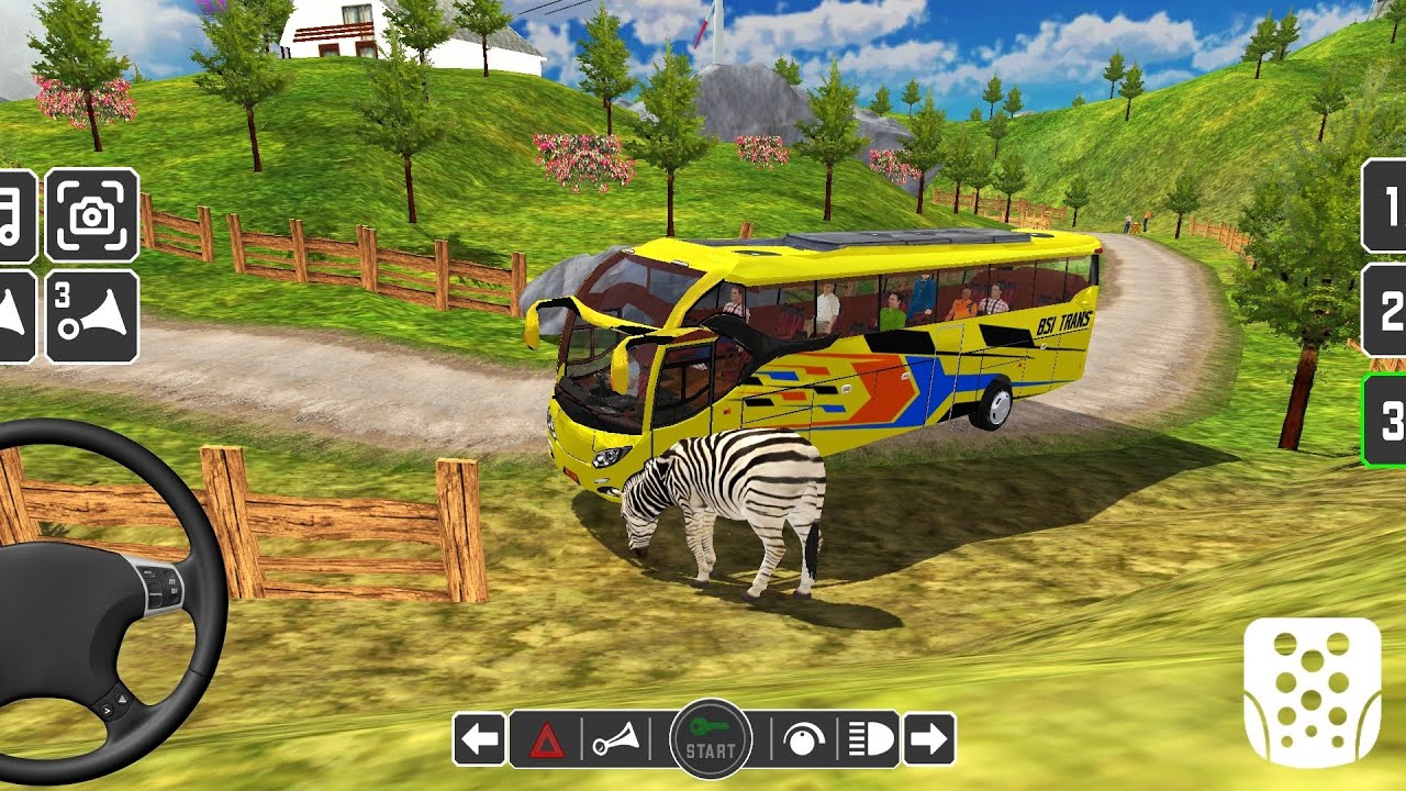 Offload Bus Simulator 2025 3D Bus Hill Offload Driving Gameplay Part 23 ...