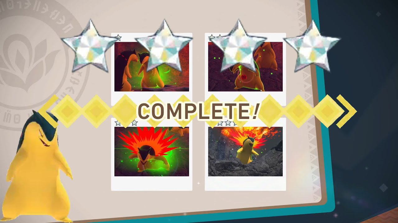 How To Get 1 To 4 DIAMOND STARS For Typhlosion! New Pokemon Snap! - YouTube
