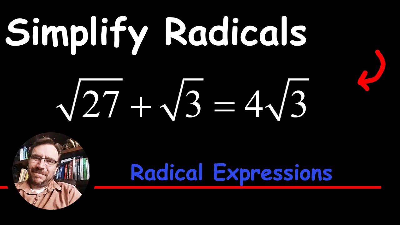 How To Simplify A Radical Expression With Square Roots YouTube how-to-simplify-a-radical-expression-with-square-roots-youtube