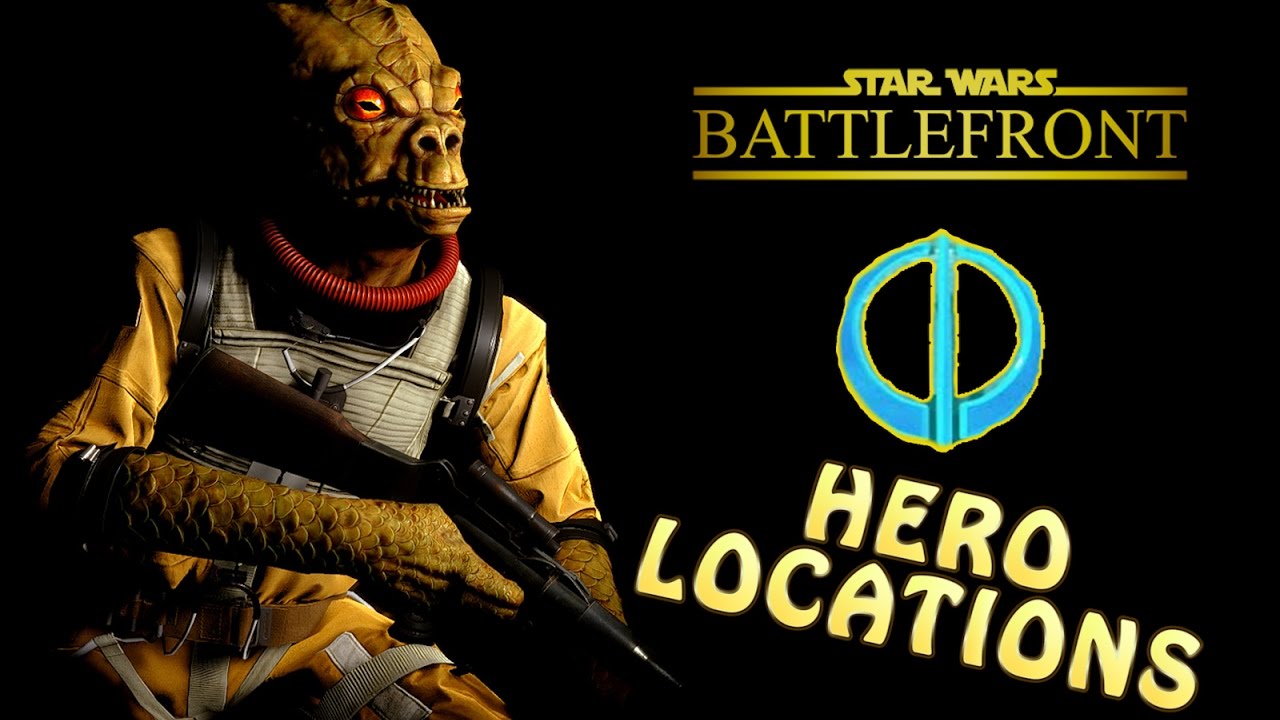 Hero Pick Up Locations #4 I Heldensymbole I Endor Map - Star Wars ...