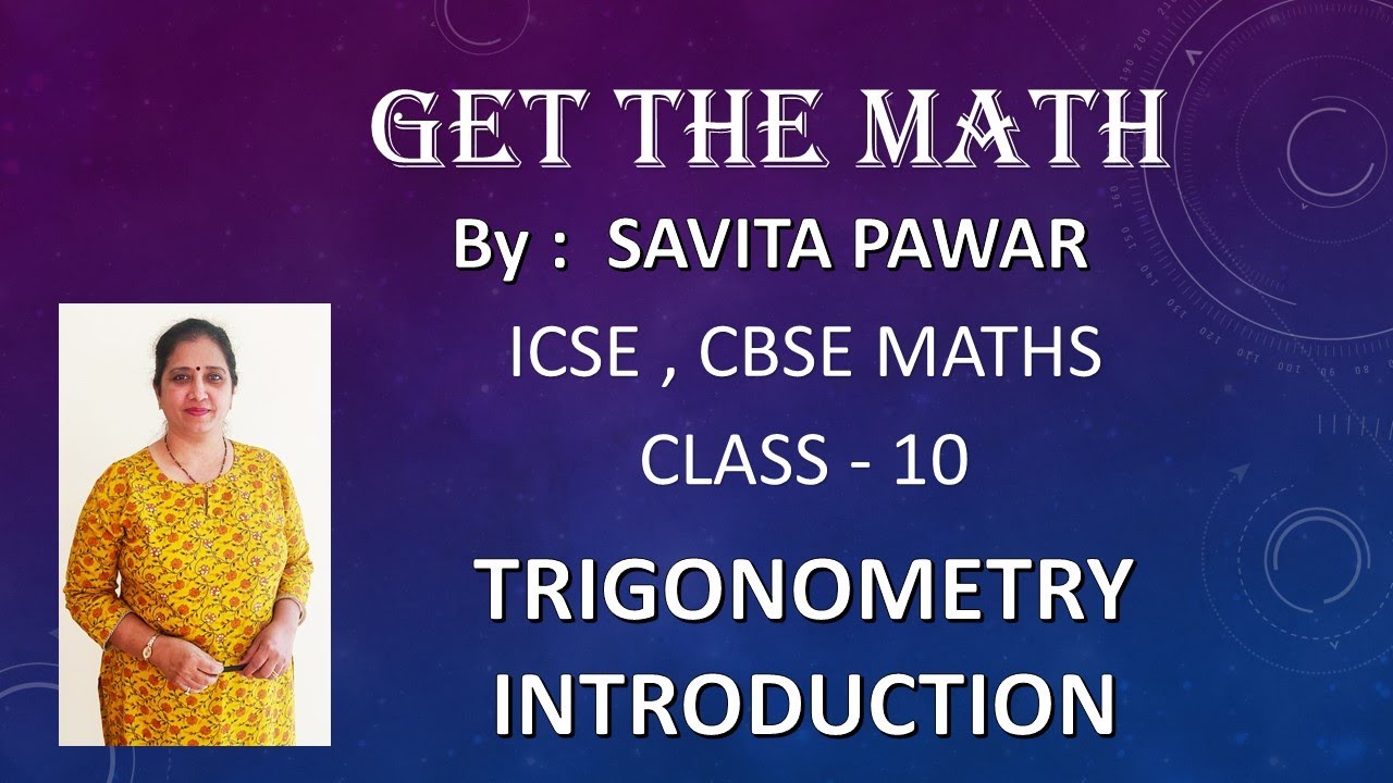 ICSE|CBSE Class-10 Maths|"TRIGONOMETRY INTRODUCTION"| Formulas,Table ...