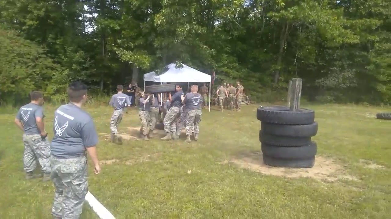 Tire stacking with the team - YouTube
