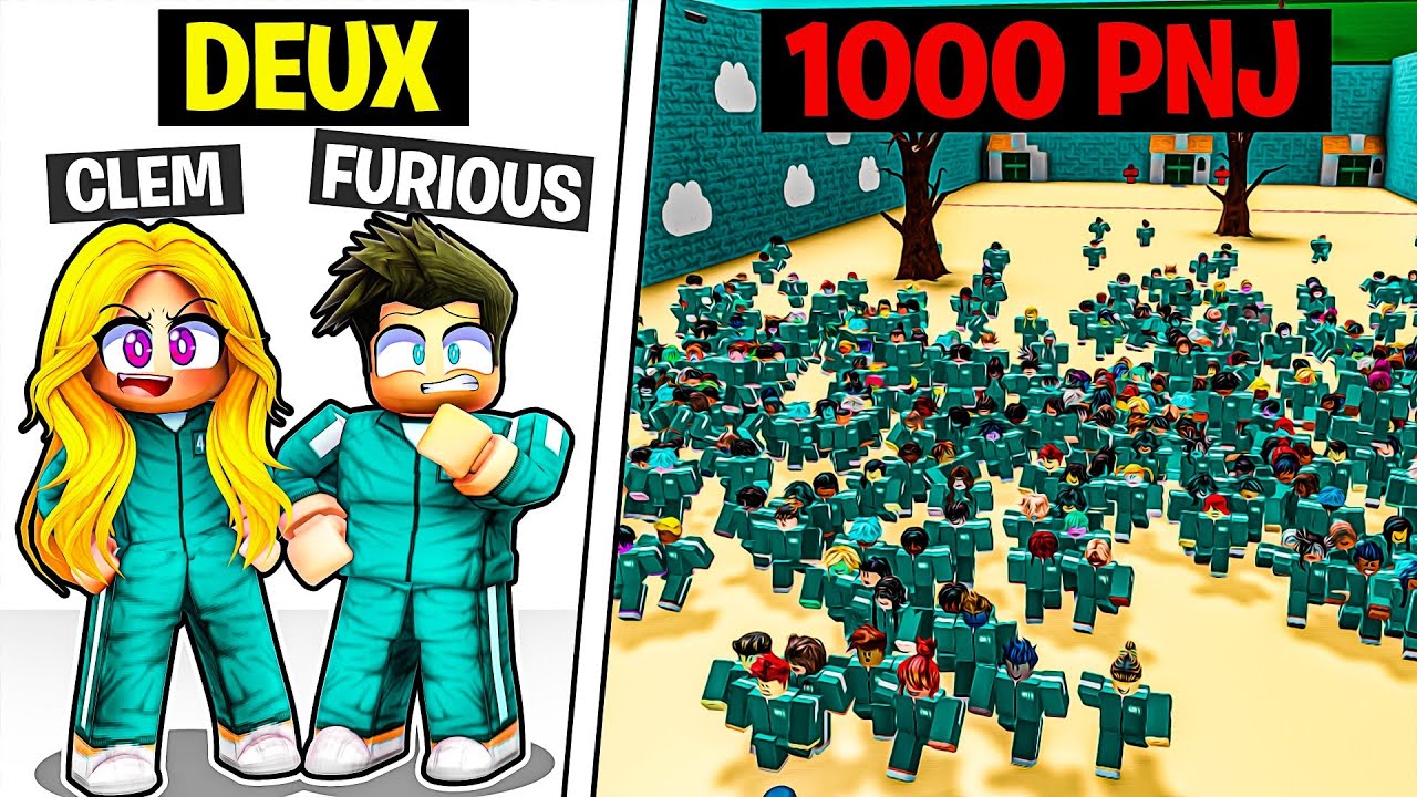 ON JOUE CONTRE 1000 PNJ INTELLIGENTS au SQUID GAME SAISON 2 ! - YouTube