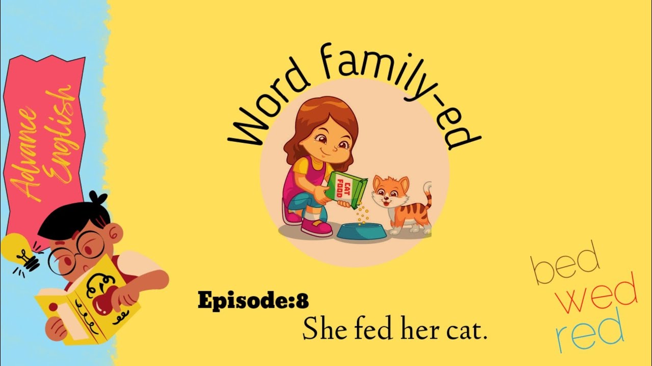 Word family-ed|Phonics Sounds|How to teach children to read ...