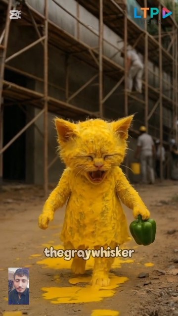 poor cat got paint spilled onhim#poorcat#foryoupage#cat #viral# ...